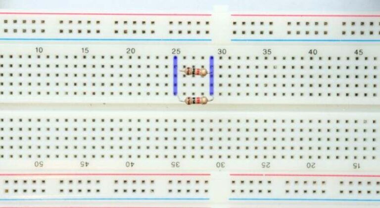 Resistance measurement on breadboard (2026)