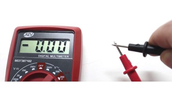 Multimeter setting for measurement (Open and short, 2026)